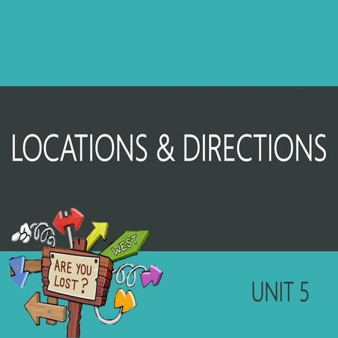 Locations and Directions | PPTX