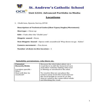 Locations & pictures | PDF