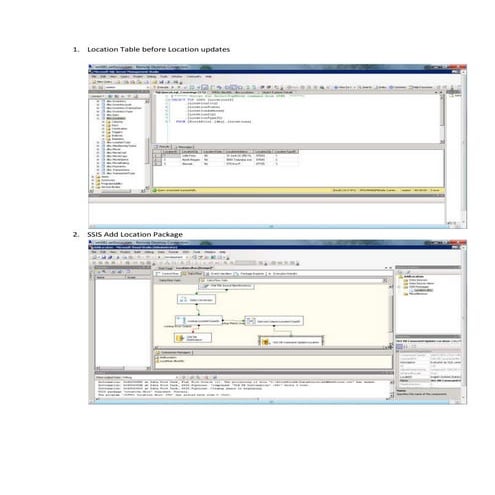 Location table screen shots final | PDF