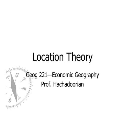 Location theory | PDF