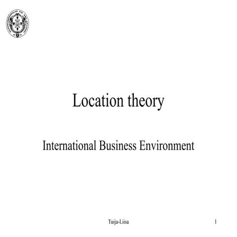 Location theory and regional economi.ppt