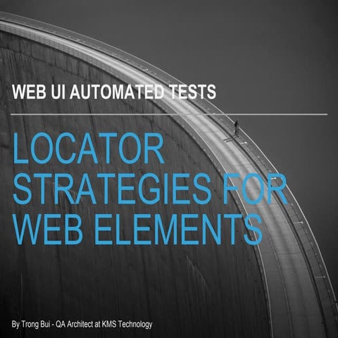 Locator strategy for web elements | Katalon Studio | PDF