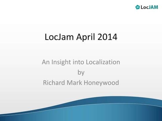 Introducing LocJAM 2014 | PDF