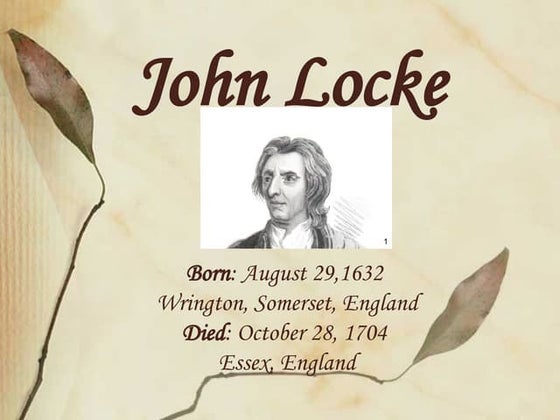 John locke | PPT