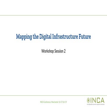 Mapping the Digital Infrastructure Future | PPT