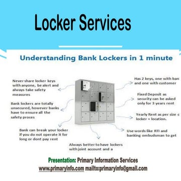 Locker services | PDF