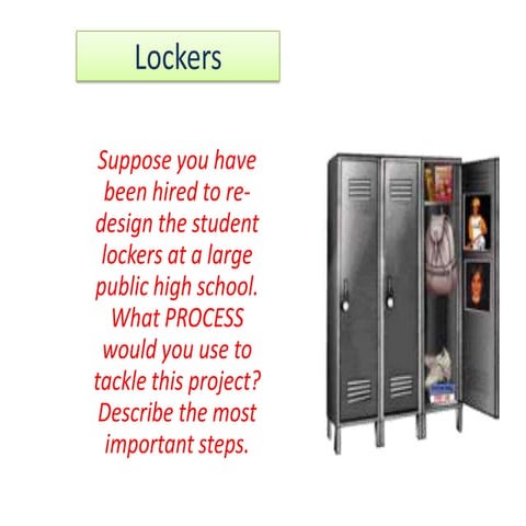 Lockers | PPTX | Secondary Education | Education