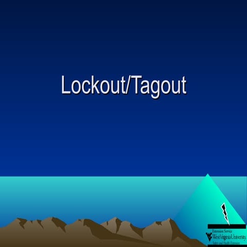 Lockout tagout2 | PPT