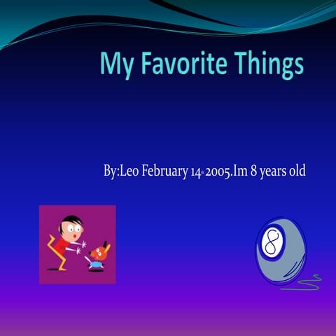 Leo's Favorite Things | PPT