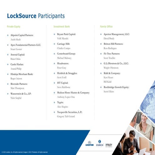 Lock source participants | PDF