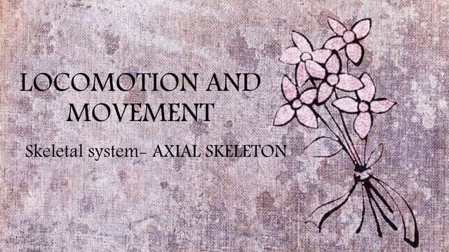 Skeletal system | PPTX