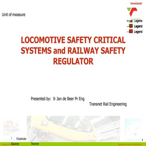 LOCOMOTIVE SAFETY CRITICAL SYSTEMS and RAILWAY SAFETY REGULATOR | PPT