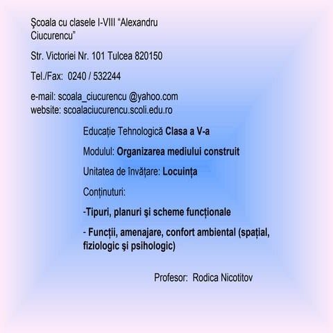 planul locuintei cls 6.pptx