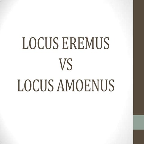 Locus eremus | PPTX