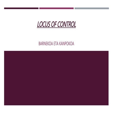 Locus of control | PPT