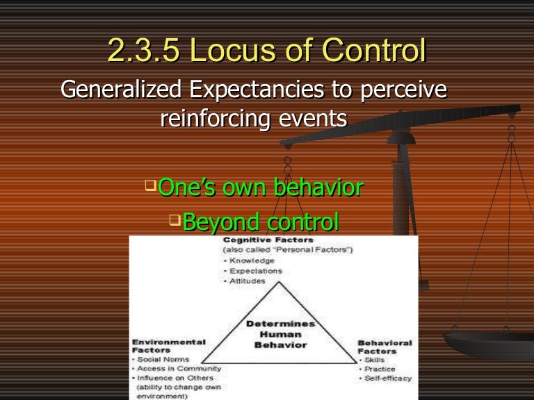 Locus of control ppts