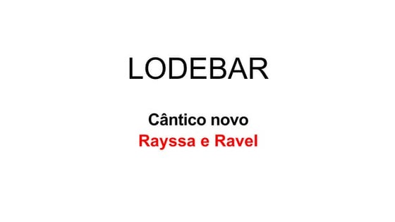 Lodebar | PPT