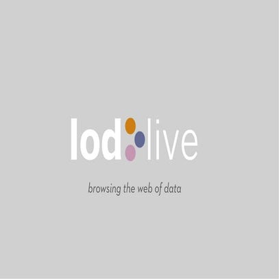 Lodlive - browsing the web of data | PDF