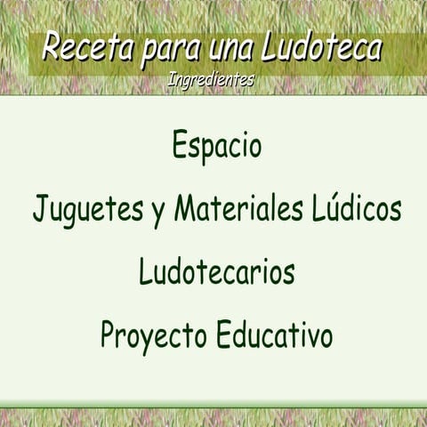 Ludoteca | PPT