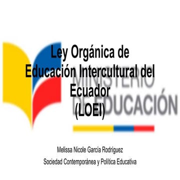 Ley gral. de la educación | PPTX