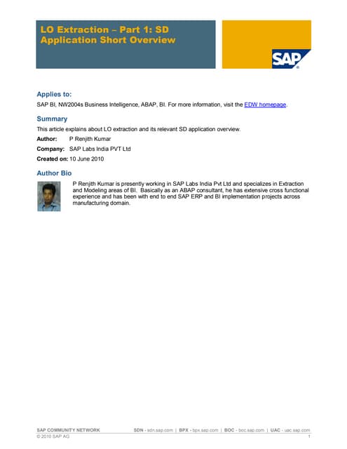 Lo extraction part 3 extractor logic | PDF | Databases | Computer Software and Applications