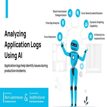 ‘Analyzing Application Logs Using AI’ Webinar | PPTX