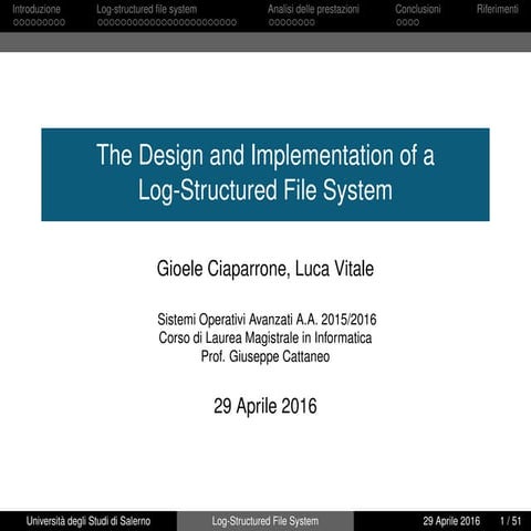 Log Structured File System Ppt 1254