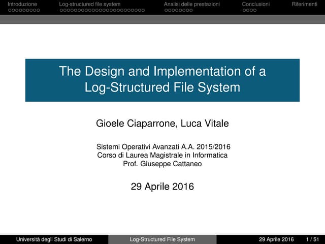 Log Structured File System Ppt 1254