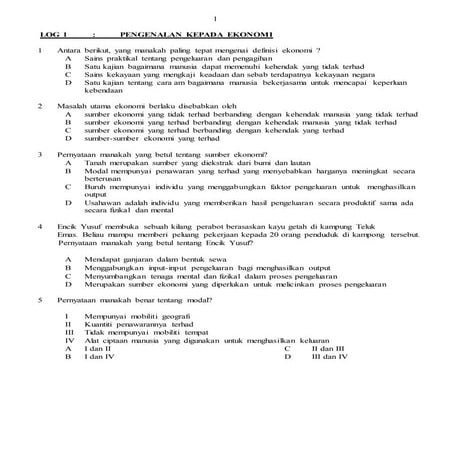 LOG 1 SOALAN PENGENALAN KEPADA EKONOMI 2021.docx