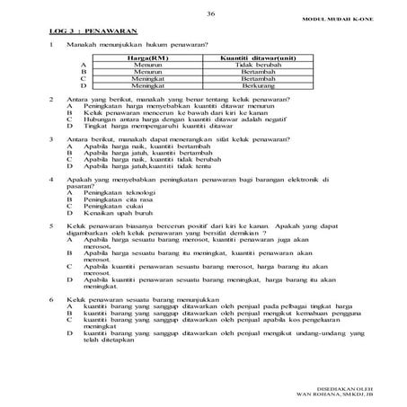 LOG 3 PENAWARAN SOALAN 2021 (2).docx | Free Download