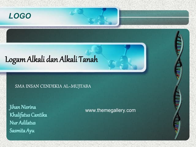 Kimia unsur golongan 1A & 2A | PPTX