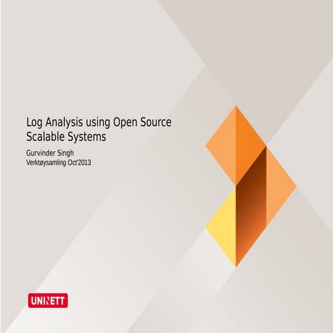 Loganalysis using Open source tools | PPT
