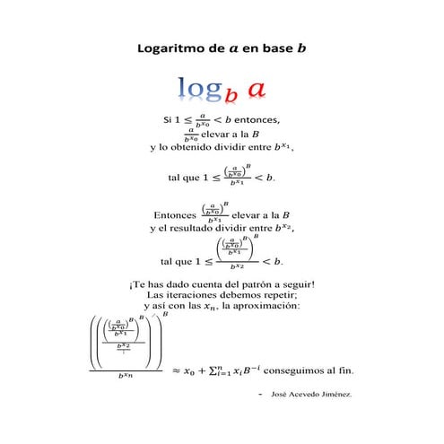 Logaritmo de un producto | PDF