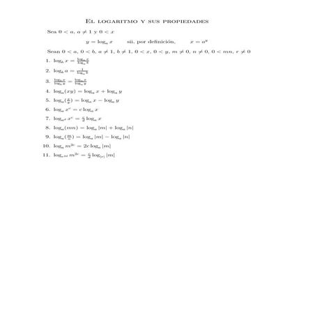 Logaritmos | PDF