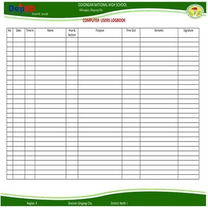 Logbook computer laborat | DOCX