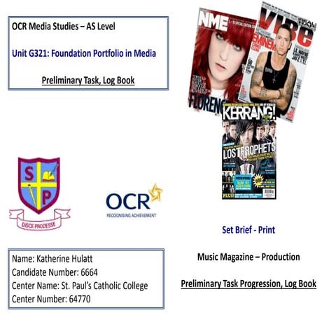Magazine pre production | PPTX