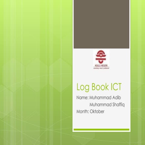 Log book ict | PPTX