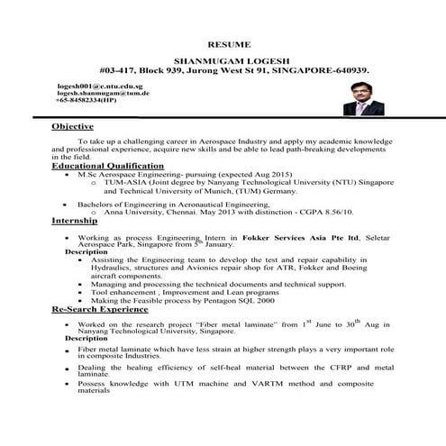 Logesh resume | PDF