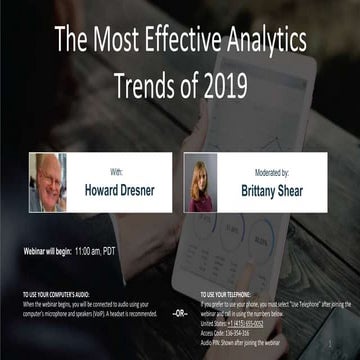 The Most Effective Analytics Trends of 2019: Insights From Howard ...