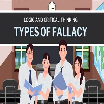 LOGIC-PRESENTATION TYPE OF FALLACIES PPTX | PPT
