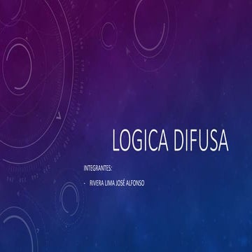 Lógica difusa y conceptos | PPTX