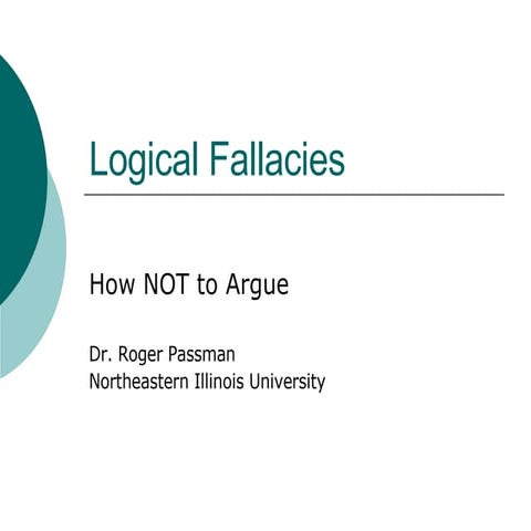 Logical Fallacies | PPT
