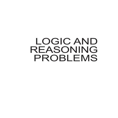 Logical-Reasoning.pdf Exercises for reasoning test | PDF