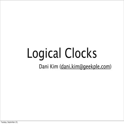 Logical clocks | PDF