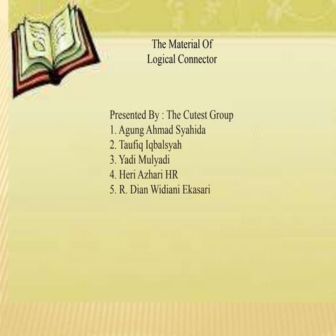 Uses of Logical Connectors Lesson for Grade 7 English | PPTX