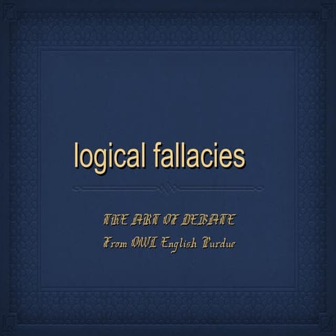 Logical Fallacies | PPT