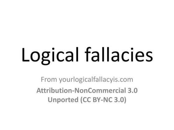 Chapter 5 logical_fallacies_i | DOC