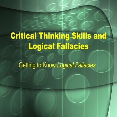 logical fallacies ppt.pptx | Education