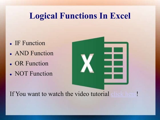 2 Date And Time Function In Excel Ppt 2924