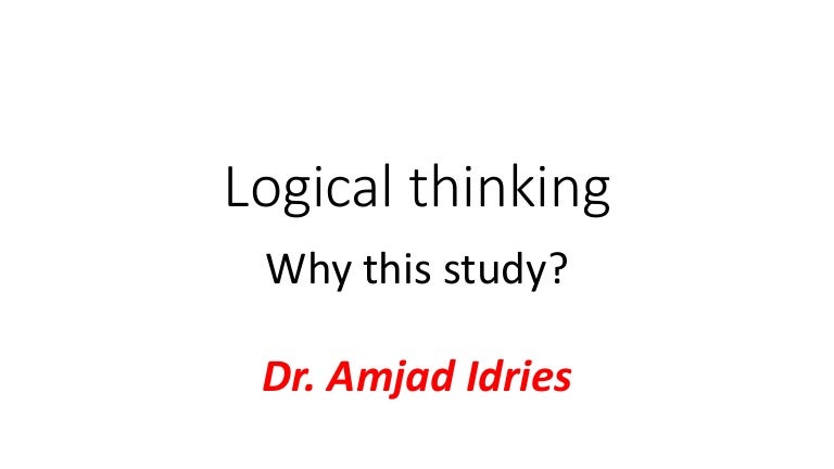 Logical thinking